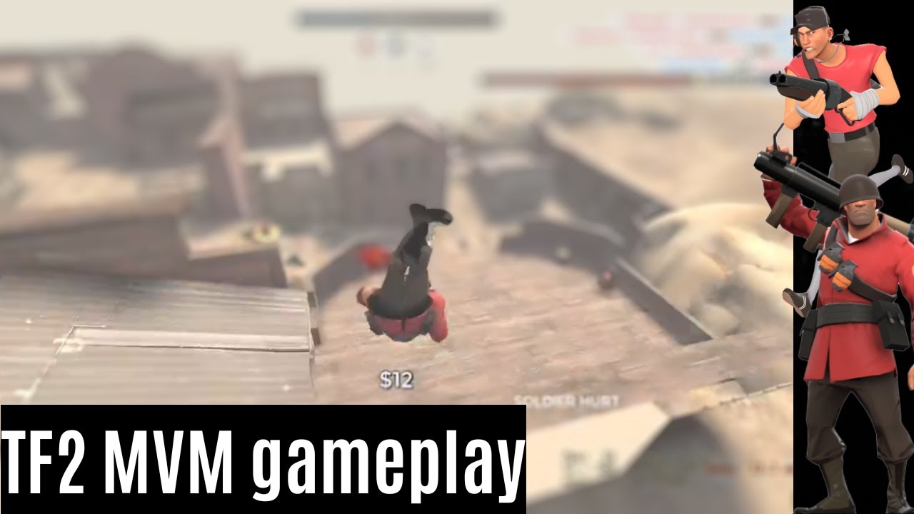 Scout and Soldier Team Up in Intense MVM Battle - TF2 Gameplay - YouTube