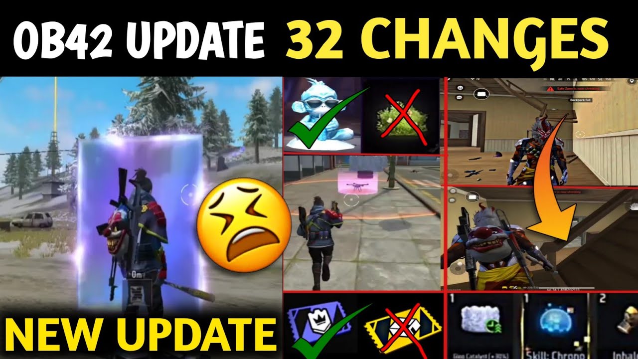 Ob42 Update ( Upcoming 32 Big Changes) Free Fire | Upcoming ob 42 ...
