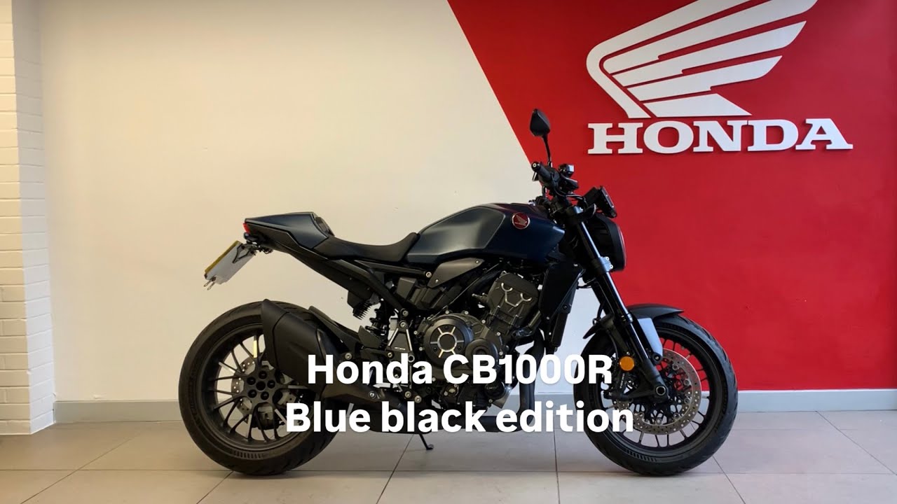 Honda CB1000R blue black edition - YouTube