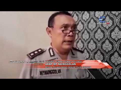 REKAM POLWAN MANDI OKNUM POLISI DIHUKUM