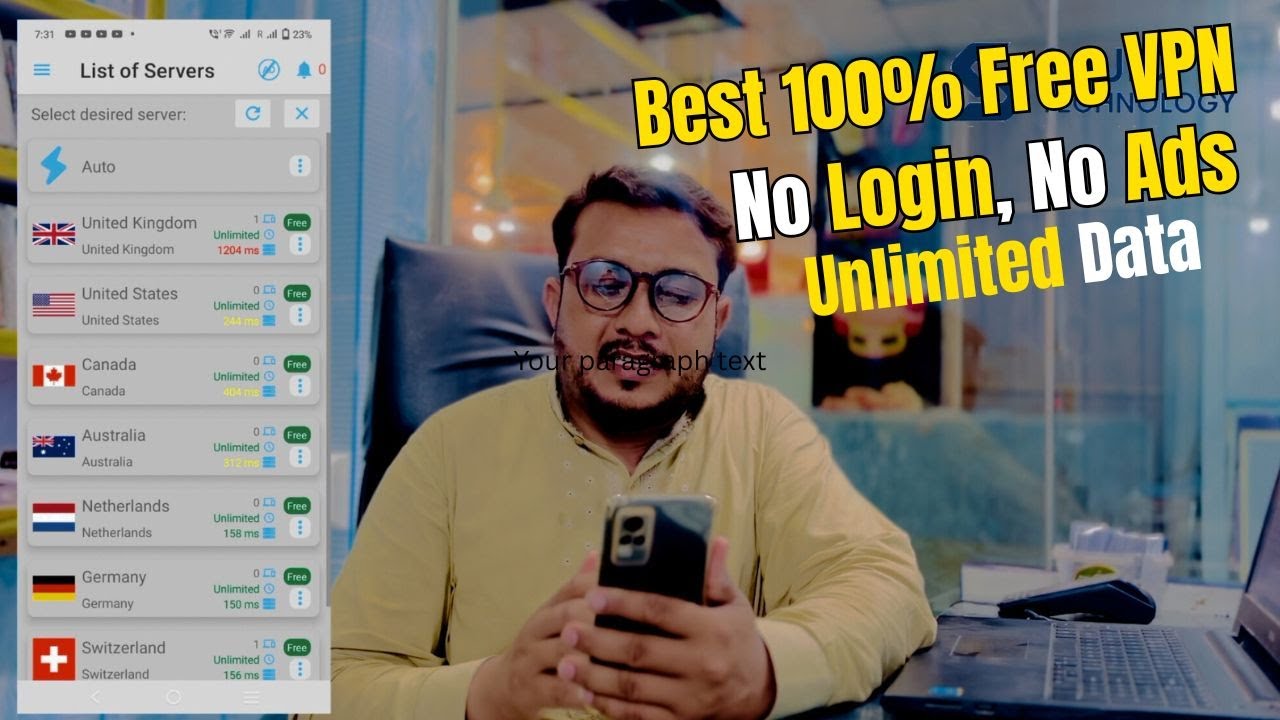 Best 100% Free VPN in 2025 | No Login, No Ads, Unlimited Data & Safe ...