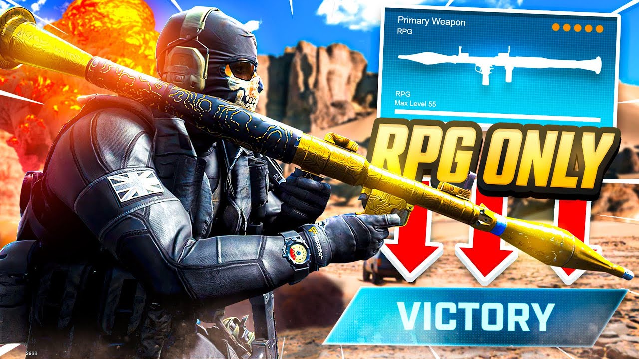 WE TRIED the RPG ONLY CHALLENGE in WARZONE 😱! (Cold War Warzone) - YouTube