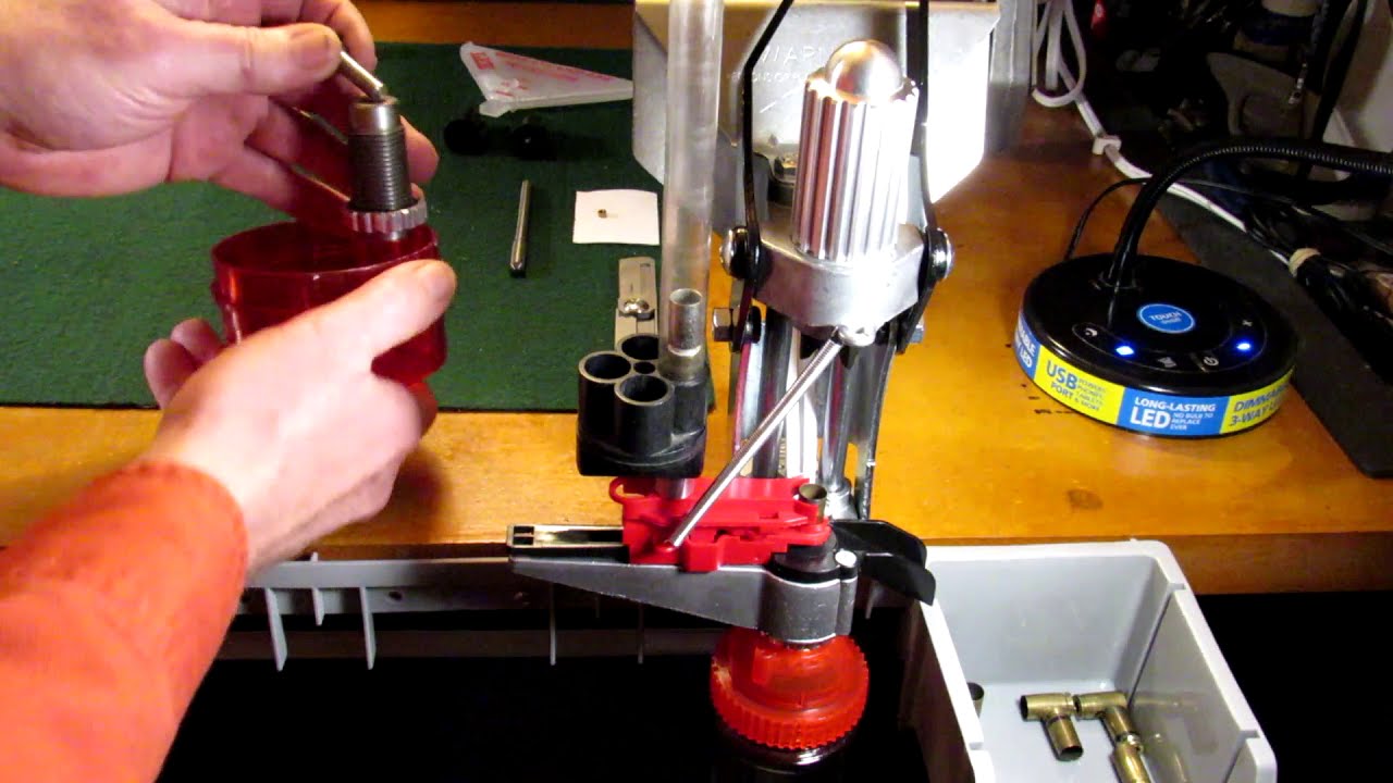 Lee, Automatic Case Primer, ACP Press, Part 2, Decapping feature - YouTube