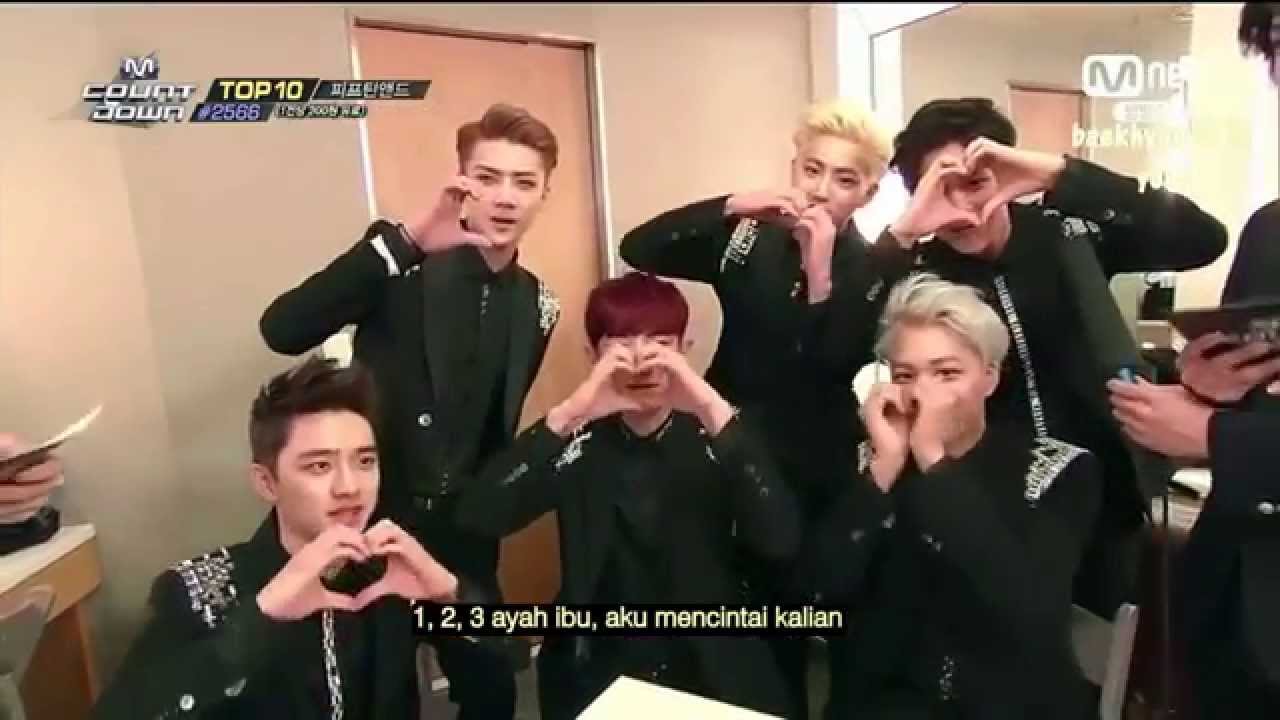 140512 EXO backstage Mcountdown [INDO SUB] 140508 - YouTube