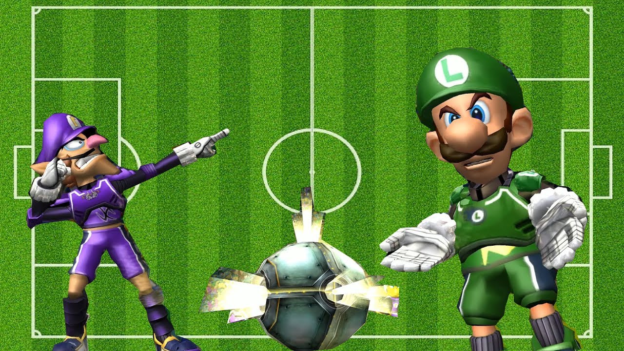 Mario Strikers Charged Football -Waluigi vs Luigi | VMGAMING - YouTube