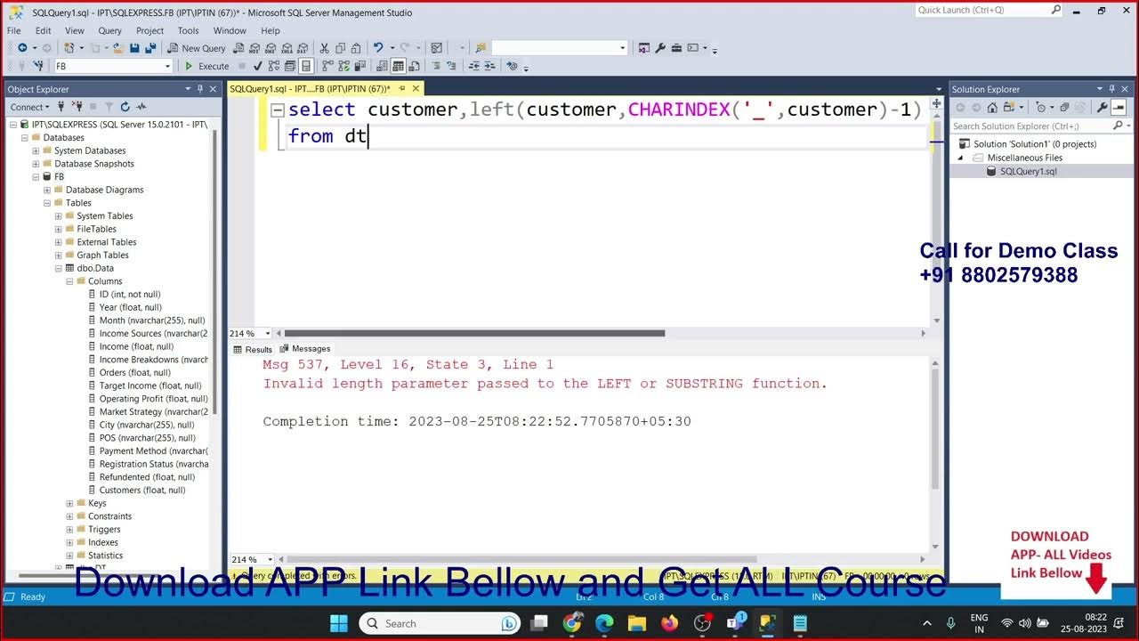 SQL Tutorial for Beginners | Full SQL Course In Hindi - YouTube
