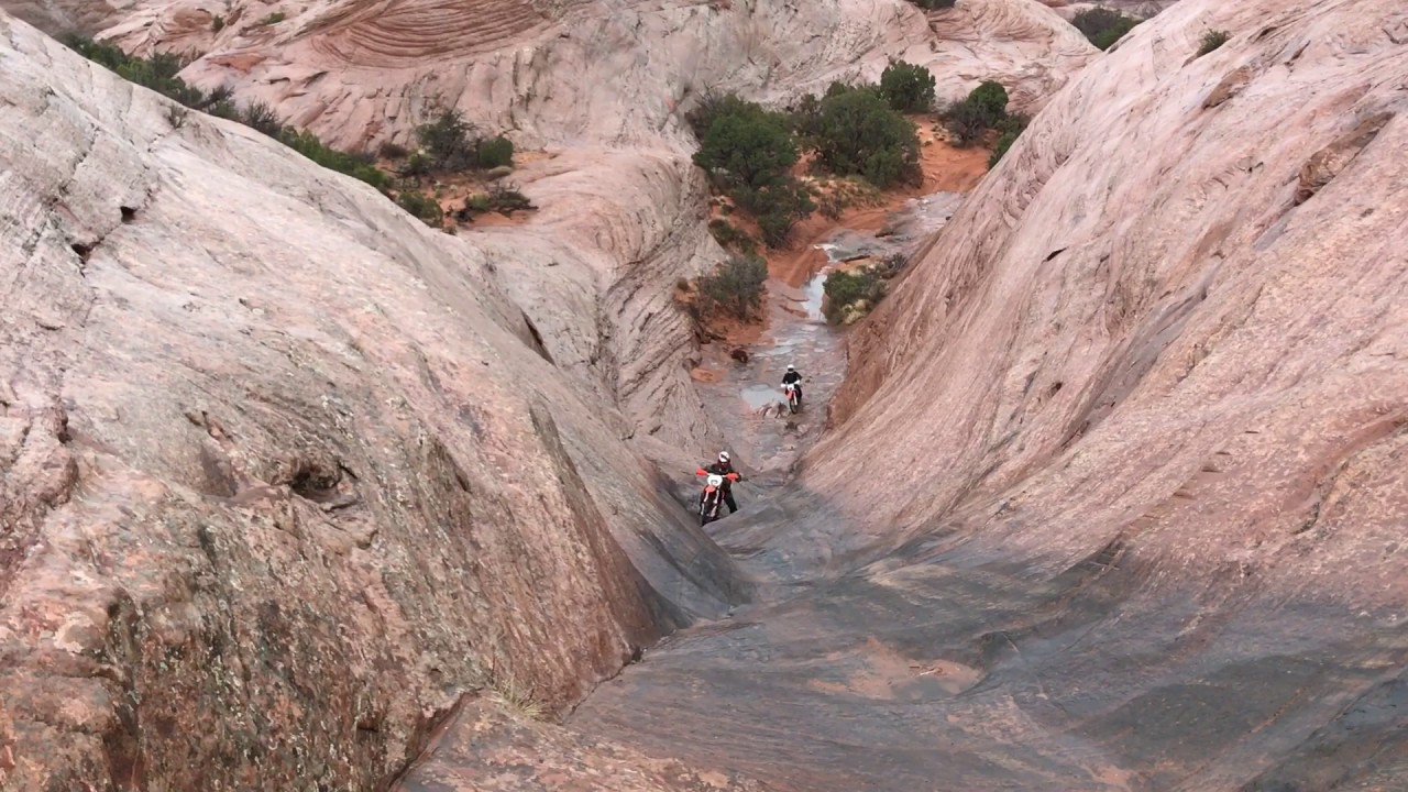 Hells Gate Moab. 16 year old Harrison riding a KTM300XC - YouTube
