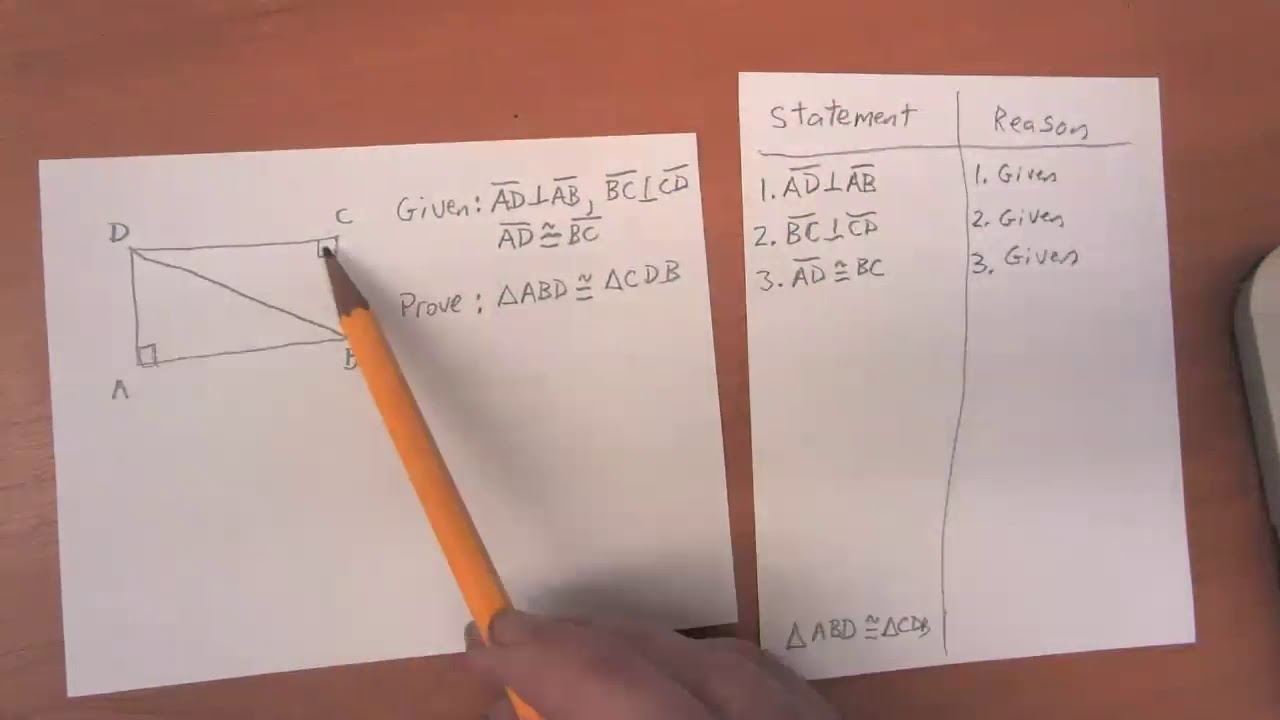 Proof Reasons - All Right Angles are Congruent - YouTube