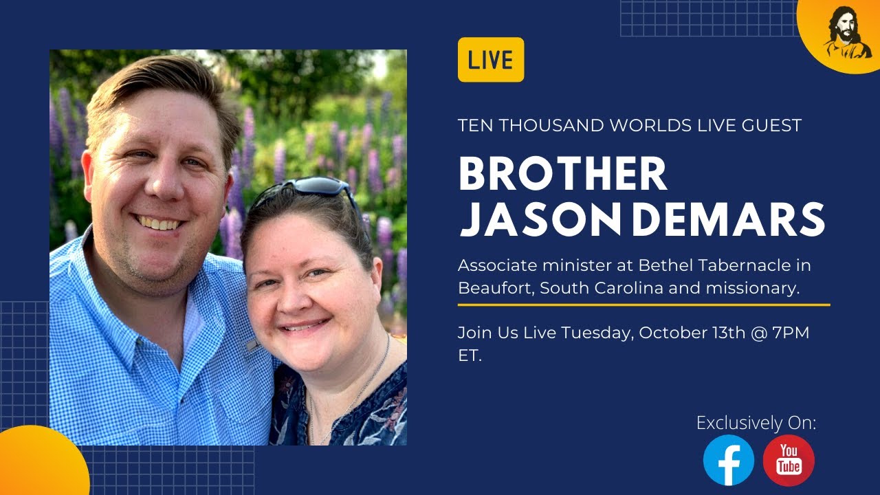 Ten Thousand Worlds Live Guest: Bro. Jason DeMars - YouTube