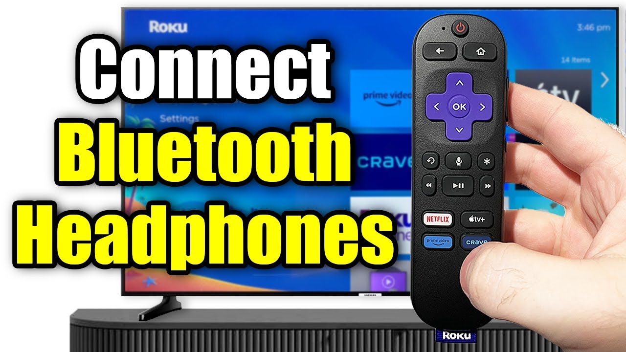 How to Connect Bluetooth Headphones to Roku TV/Streaming Device - YouTube