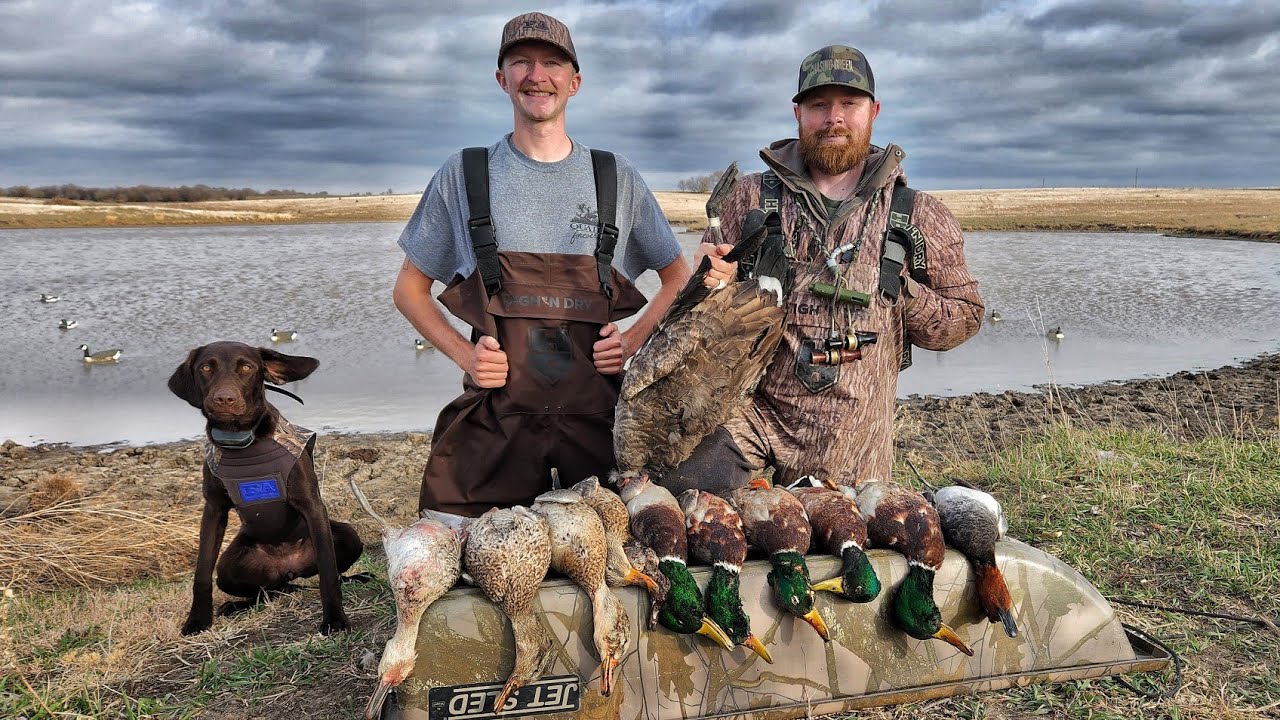 Duck Hunting Pond That is WRAPPED UP!! (Plus a Band) - YouTube