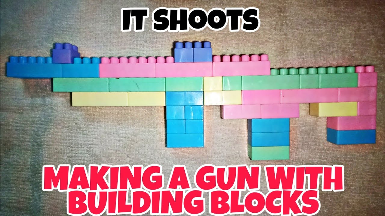 Making a AR gun with building blocks || How make a assault rifle with ...