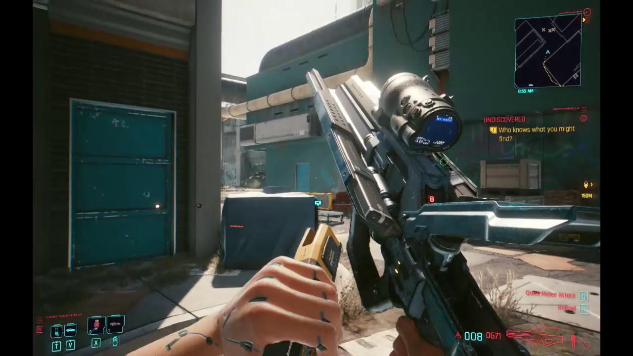 Cyberpunk 2077 Tech Precision rifle is TOO OP - YouTube