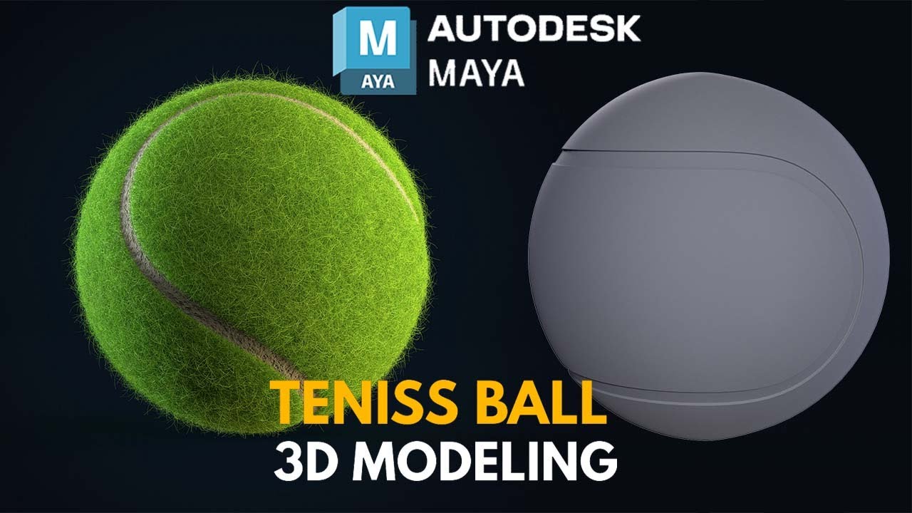 Tennis Ball modeling Tutorial in Autodesk Maya #mayatutorial - YouTube