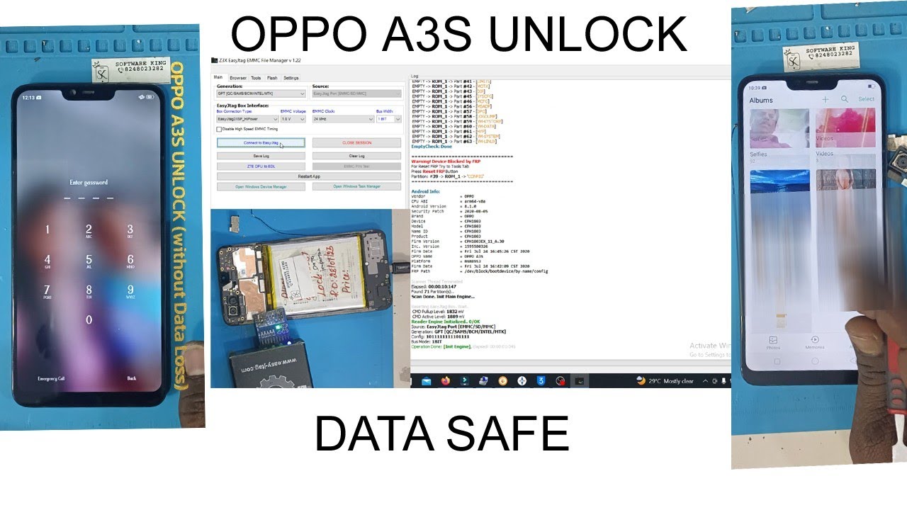 OPPO A3S PASSWORD REMOVE WITHOUT DATA LOSS EXPLAINED IN TAMIL - YouTube