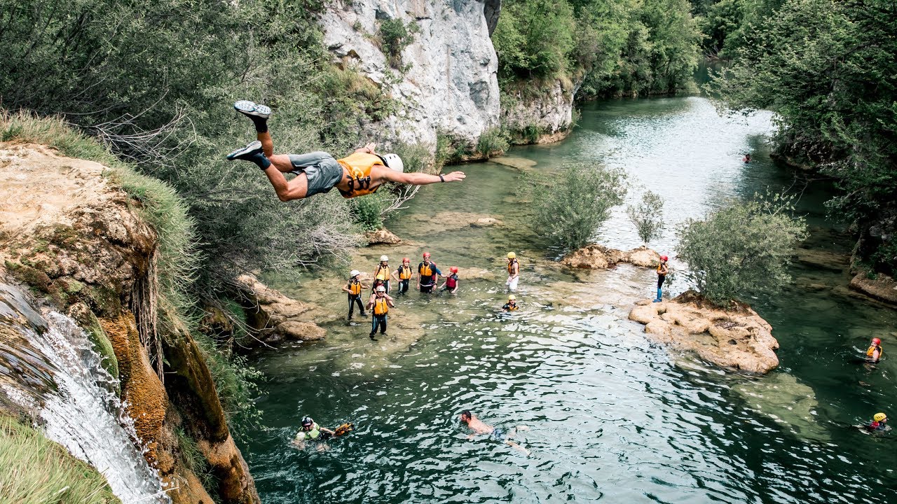 CLIFF JUMPING & white water RAFTING in CROATIA - YouTube