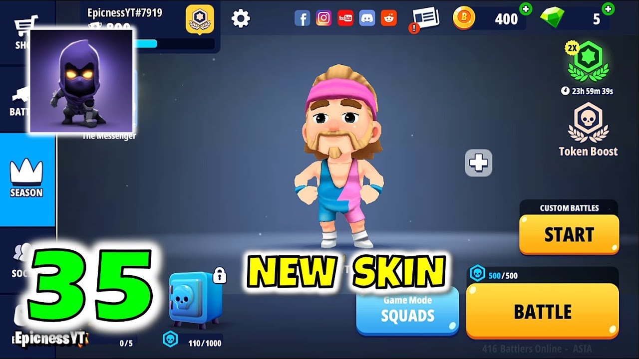 Battlelands Royale - NEW SKIN - Gameplay - Part 35 - YouTube