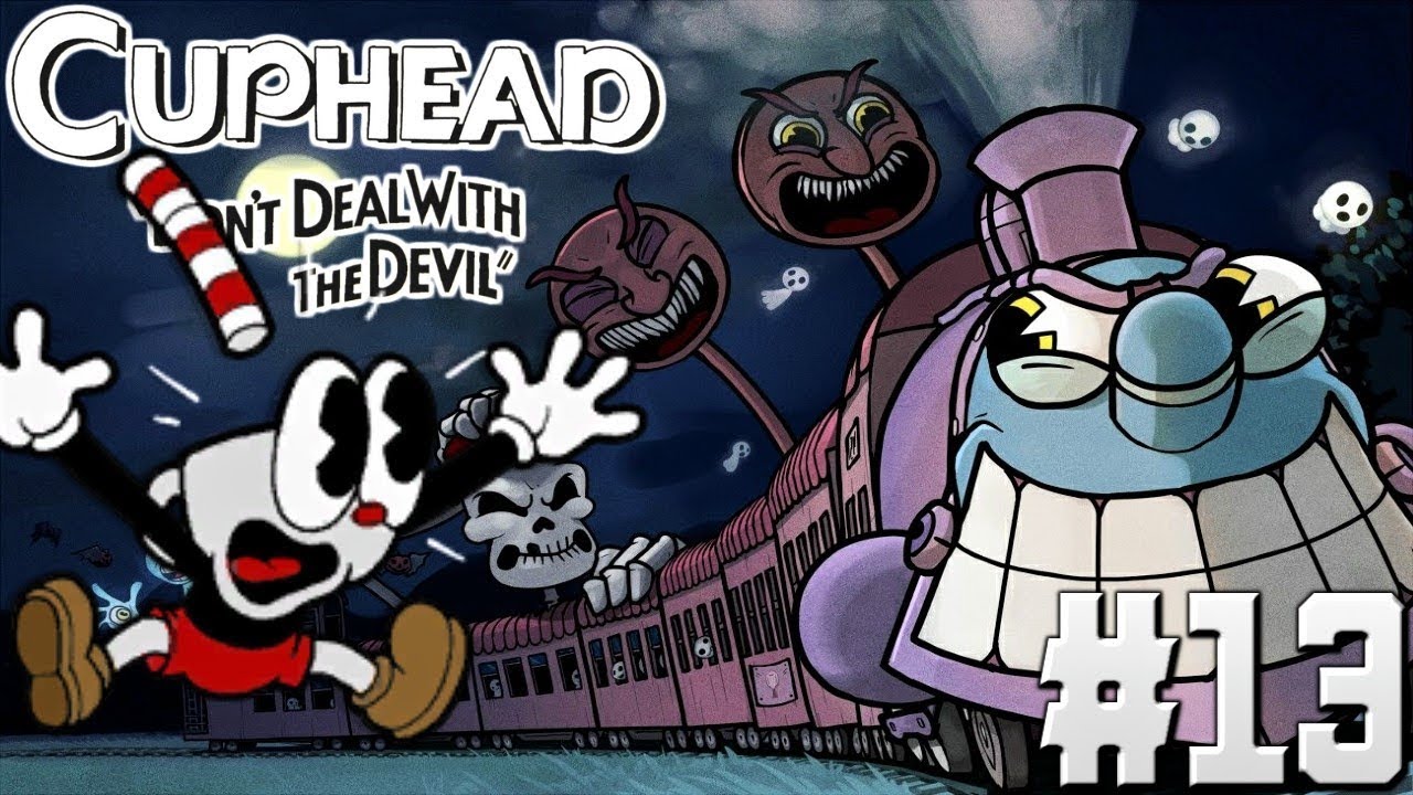 HAUNTED TRAIN BOSS!!!-Cuphead Ep. #13 - YouTube