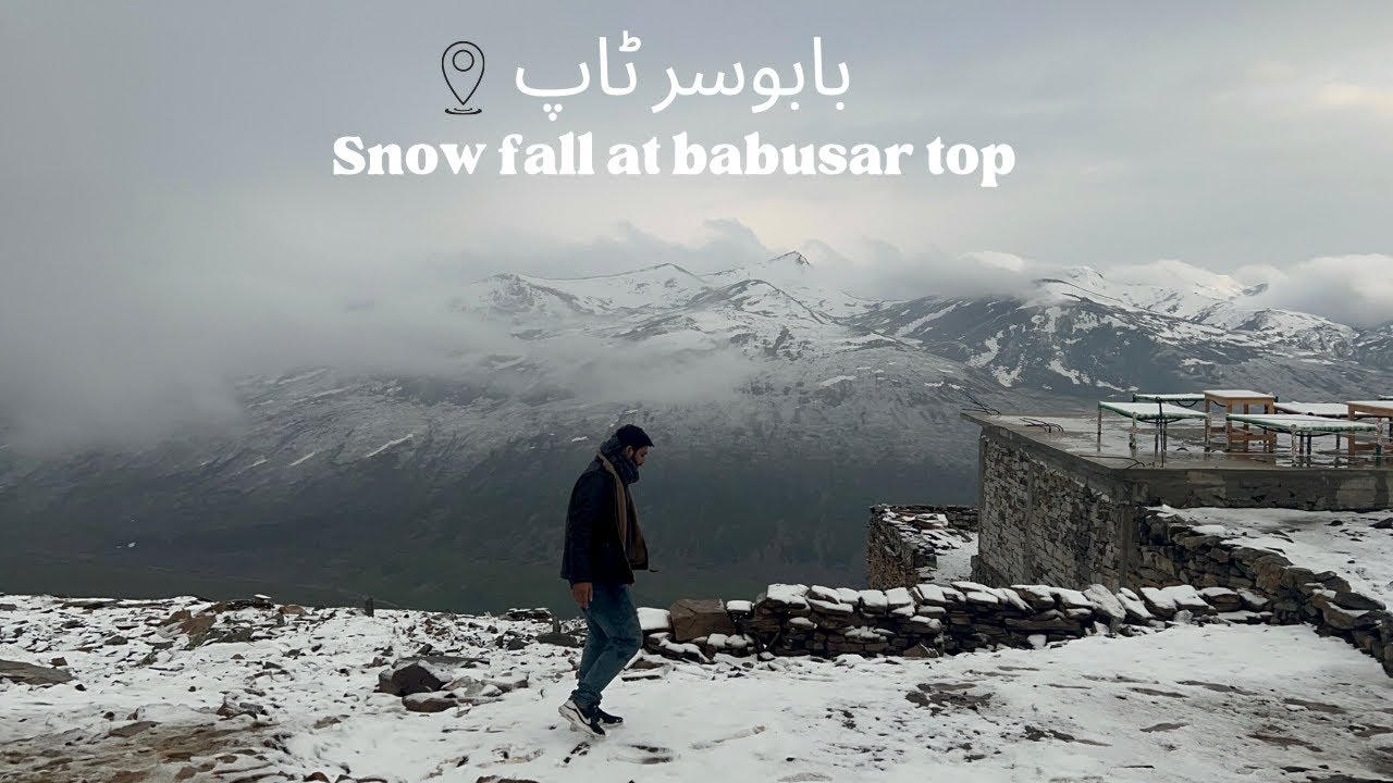 Heavy SnowFall in Babusar Top & Rafting | LIVE SNOWFALL ️ ️ - YouTube
