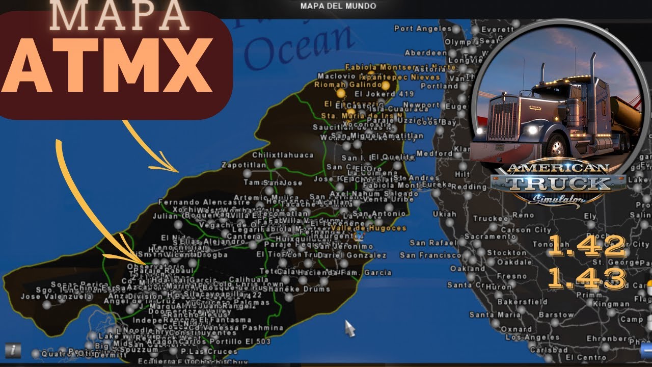 ATS /Mapa ATMX /Versiones (.39 - .44) /Como Descargar e Instalar y ...
