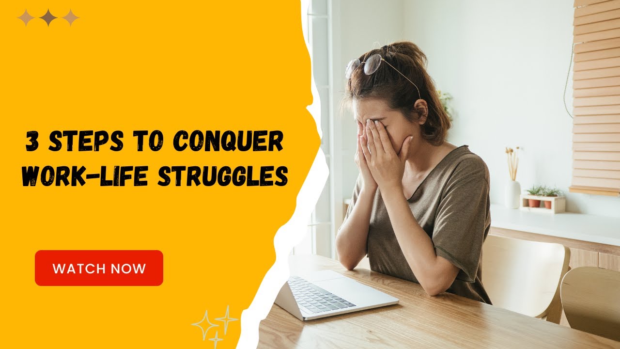3 Steps to Conquer Work-Life Struggles | Kelsang Bhutia - YouTube