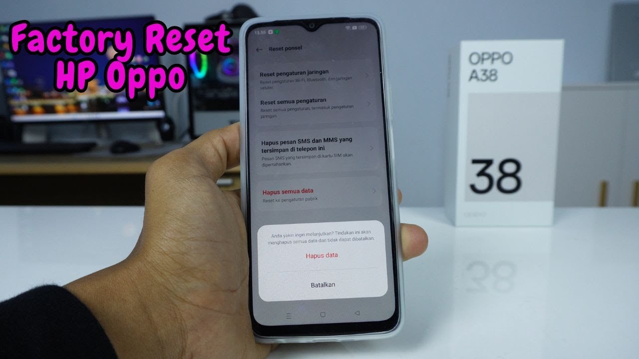 Cara Reset Data Pabrik/ Factory Reset HP Oppo A38 A58 A78 A98 & Oppo ...