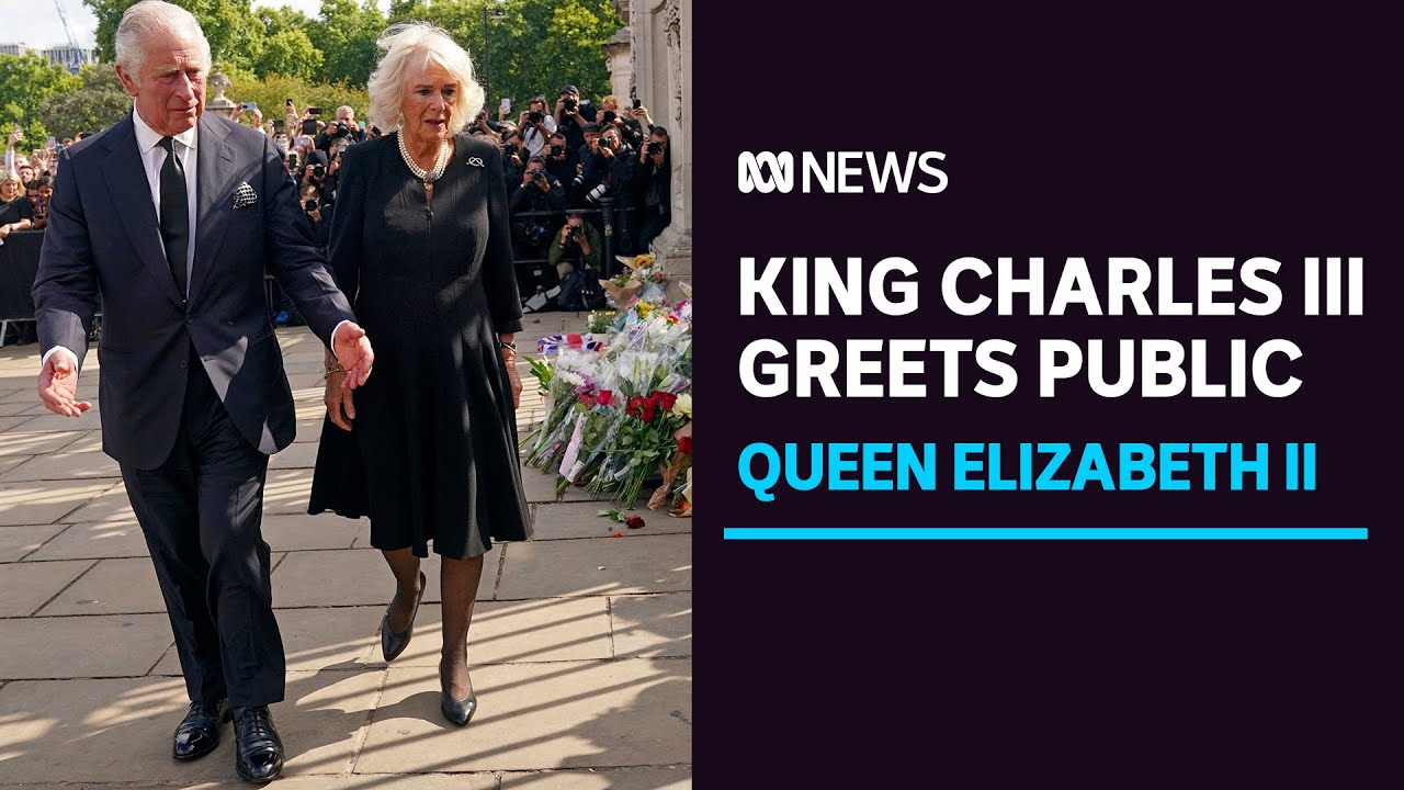 King Charles III greets mourners outside Buckingham Palace | ABC News ...
