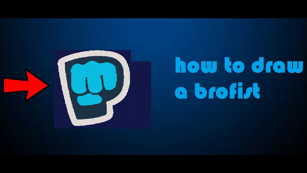 how to draw a brofist - YouTube