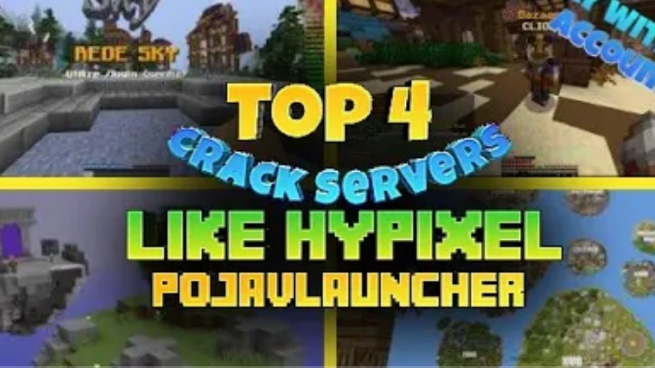 Top 4 crack of minecraft Java l pojavLauncher l Like hypixel I in Hindi ...