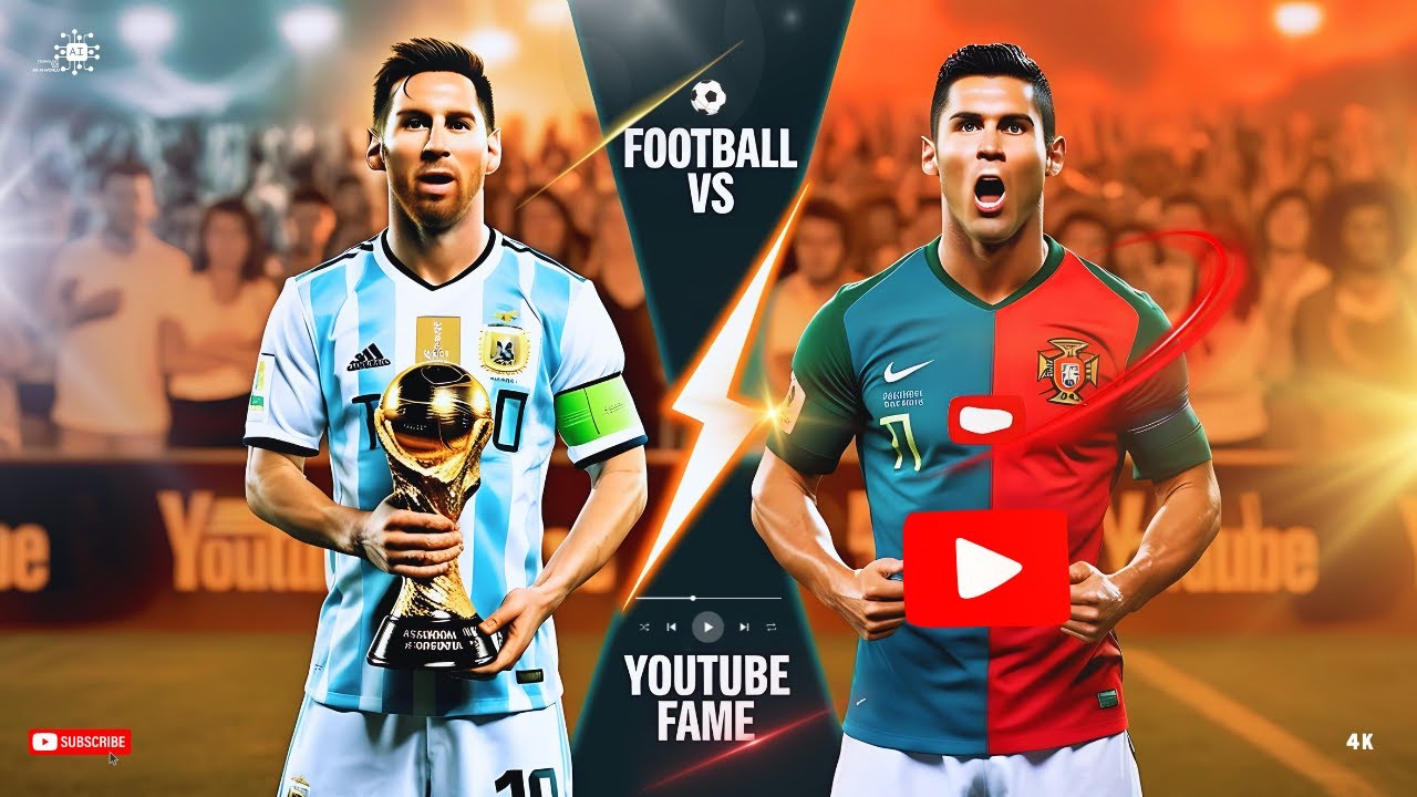 Messi vs Ronaldo Rap Battle | Football vs YouTube Fame | Epic Parody ...