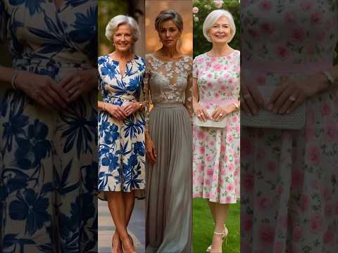 Elegance in Motion | Mature Modeling 💃 #shorts #fashion #design #style #beauty #aifashion #ai