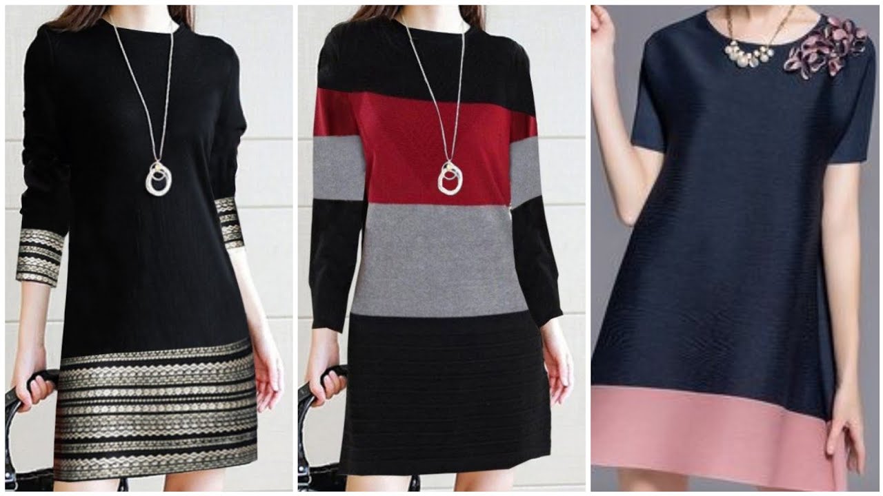 Most stylish and stunning patchwork style middi dress Most stylish and ...