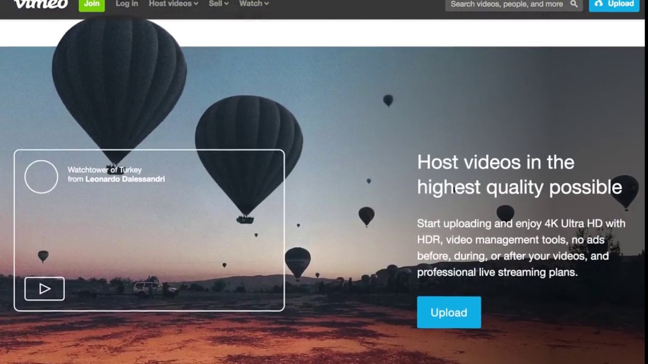 Best Website Design: Vimeo (Homepage 2018) - YouTube