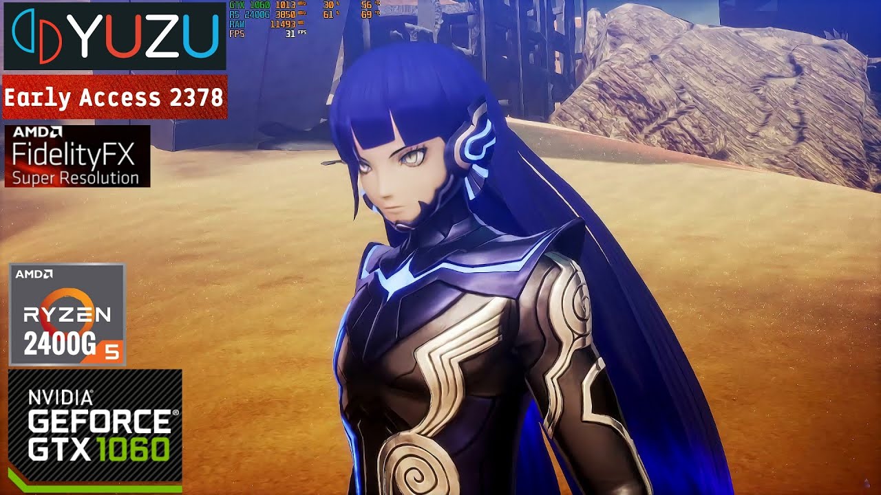 Shin Megami Tensei V YUZU EA 2378 AMD FSR 60FPS & Hi-LOD mods | GTX ...