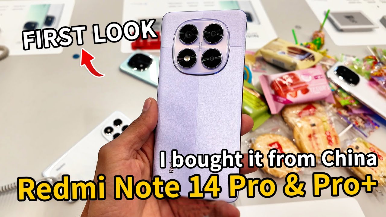 Redmi Note 14 Pro Series First Look & I bought it from Xiaomi Store ...