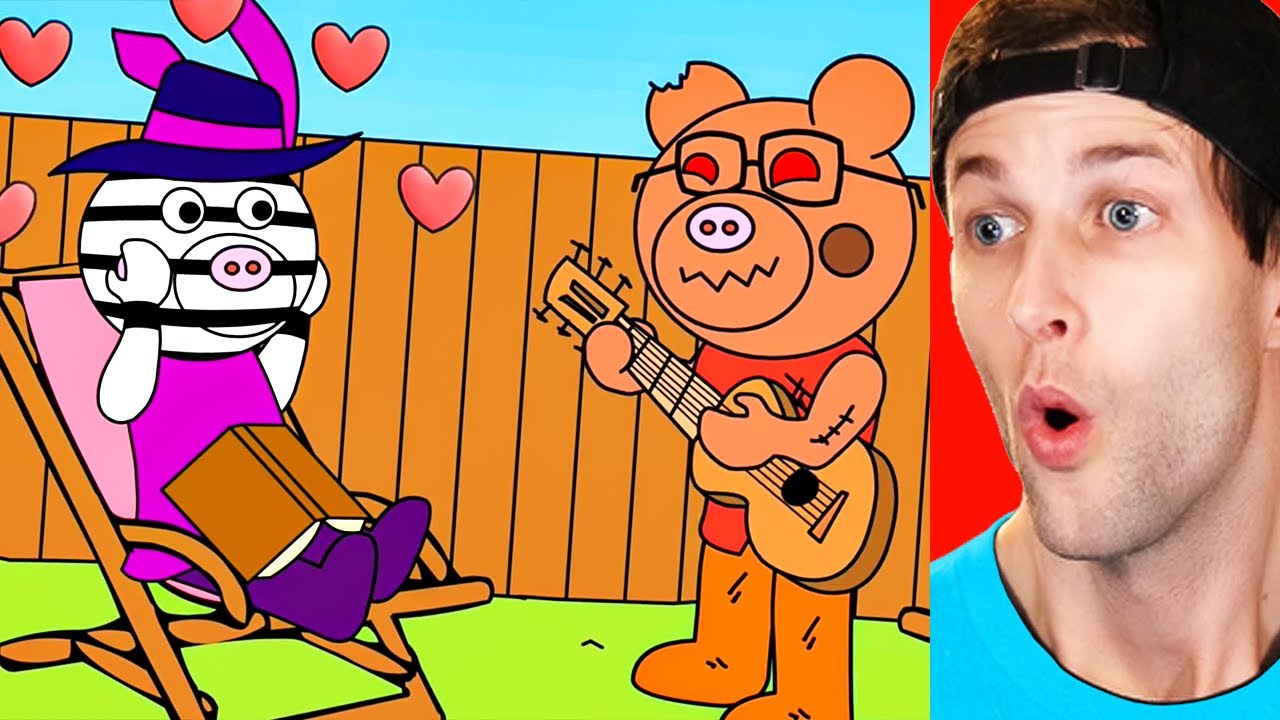 ZIZZY FALLS IN LOVE! (Funny Roblox Piggy Animations) - YouTube