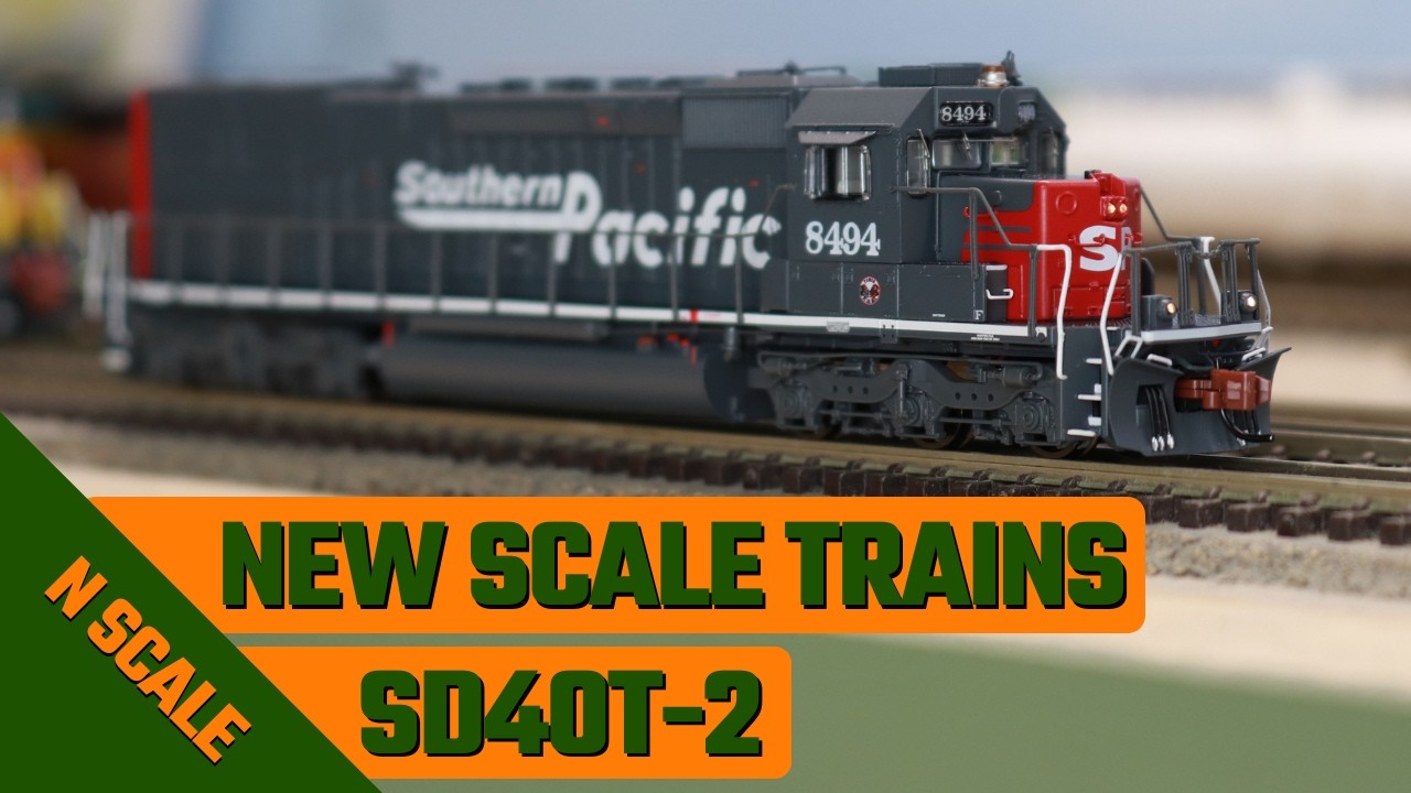 ALL NEW Scale Trains SD40T 2 in N Scale - YouTube