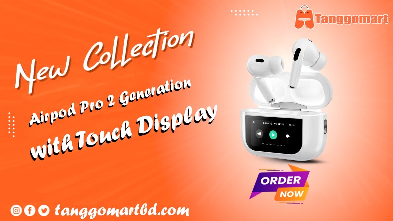 Airpod Pro 2 Generation with | Touch Screen Display | 😍 - YouTube