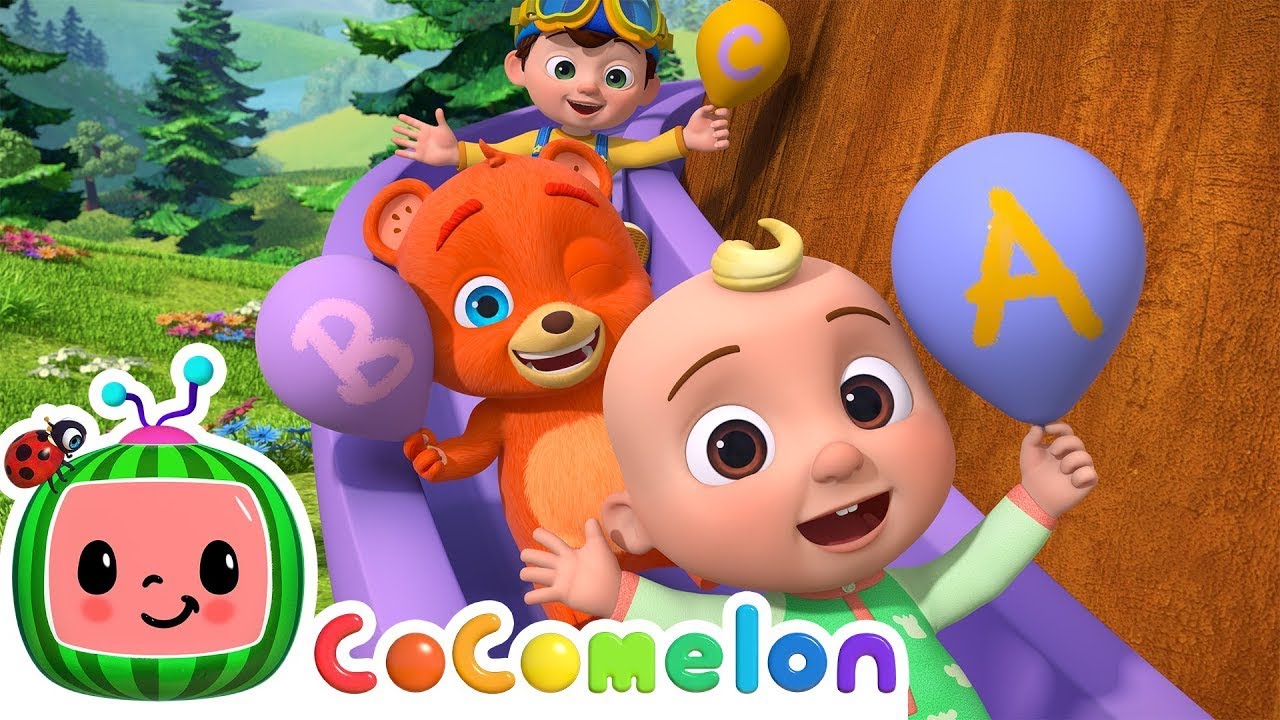 ABC Song with Balloons and Animals | CoComelon Nursery Rhymes & Animal ...
