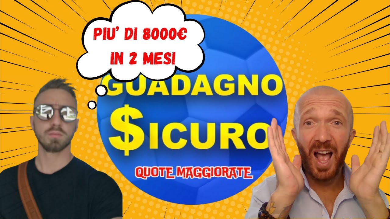 Il nostro Christian ha fatto piu' di 8000€ in due mesi con G.Sicuro ...