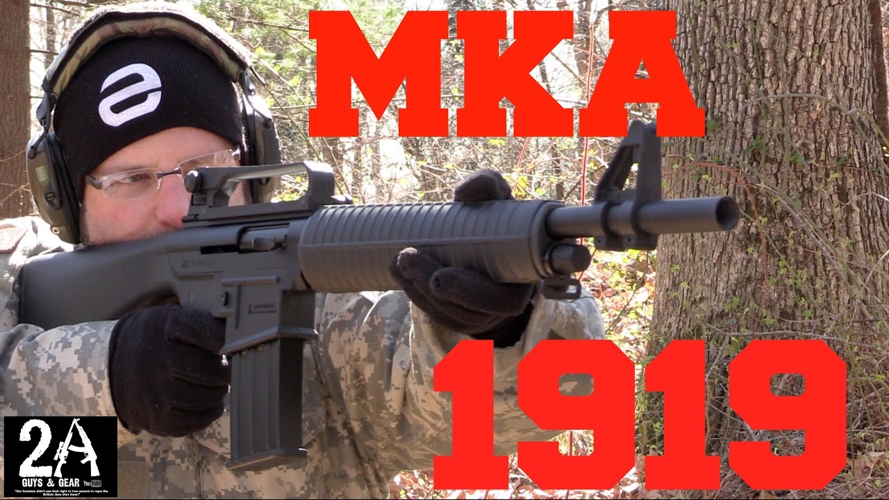 MKA 1919; AR 15 style shotgun - YouTube