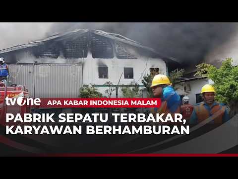Pabrik Sepatu di Mojokerto Terbakar | AKIM tvOne
