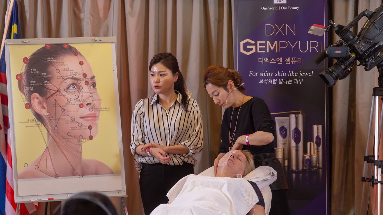 Official Video of the World Premier of the new DXN Korean Cosmetics in ...