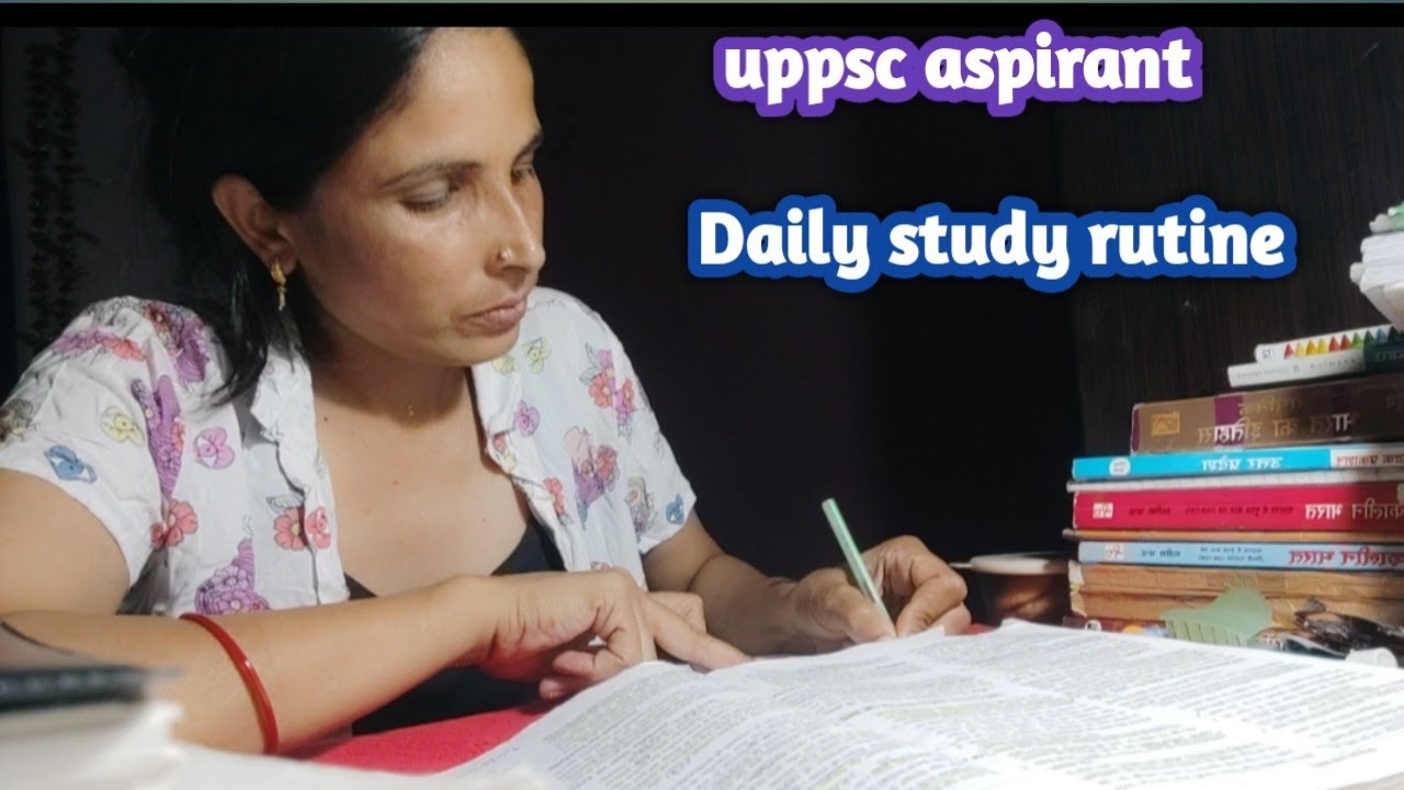 Vlog #6 daily study rutine🎯 uppsc aspirant study📚motivation - YouTube