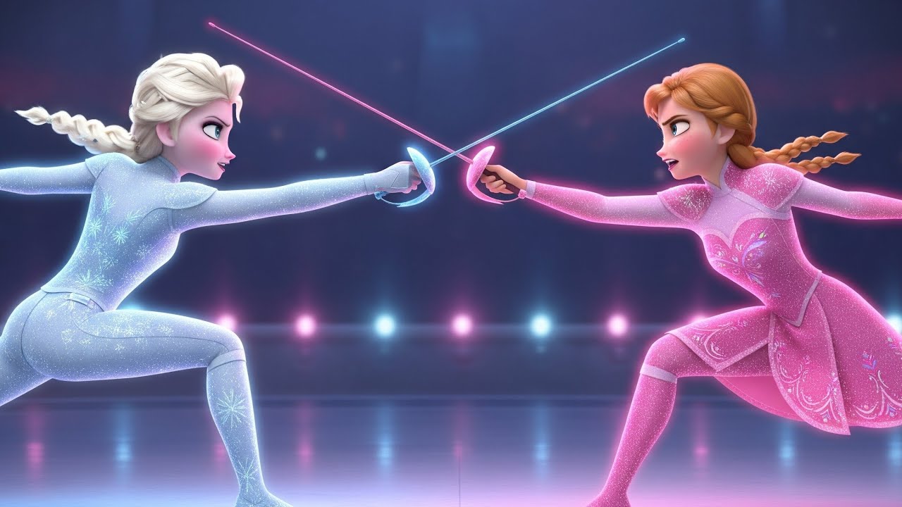 INCURABLE DUEL: Elsa vs Anna Sword Fight" ⚔️ ️🔥 - YouTube