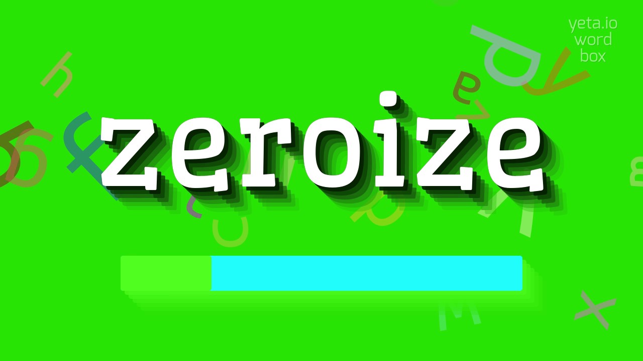 How to say "zeroize"! (High Quality Voices) - YouTube