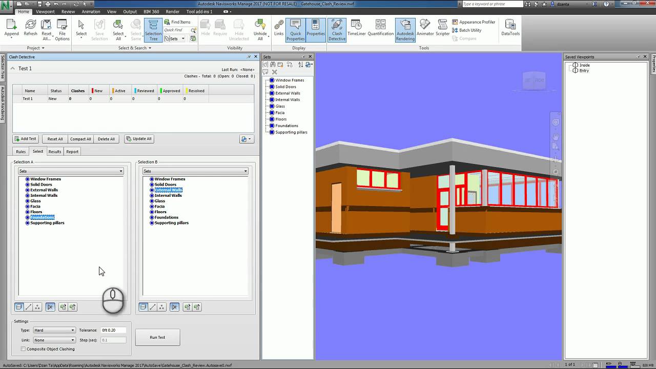 Autodesk Navisworks Clash Detective A How To Guide - YouTube