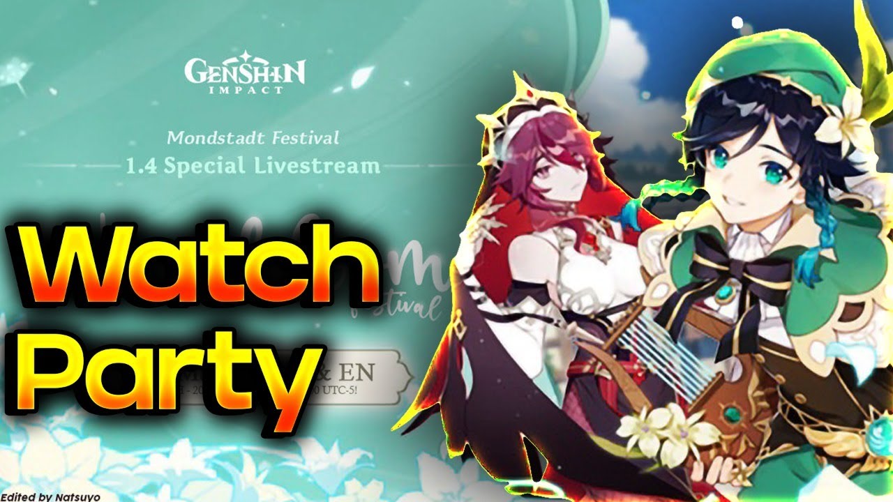 Version 1.4 Watch Party! Special Program｜Genshin Impact [Live] - YouTube