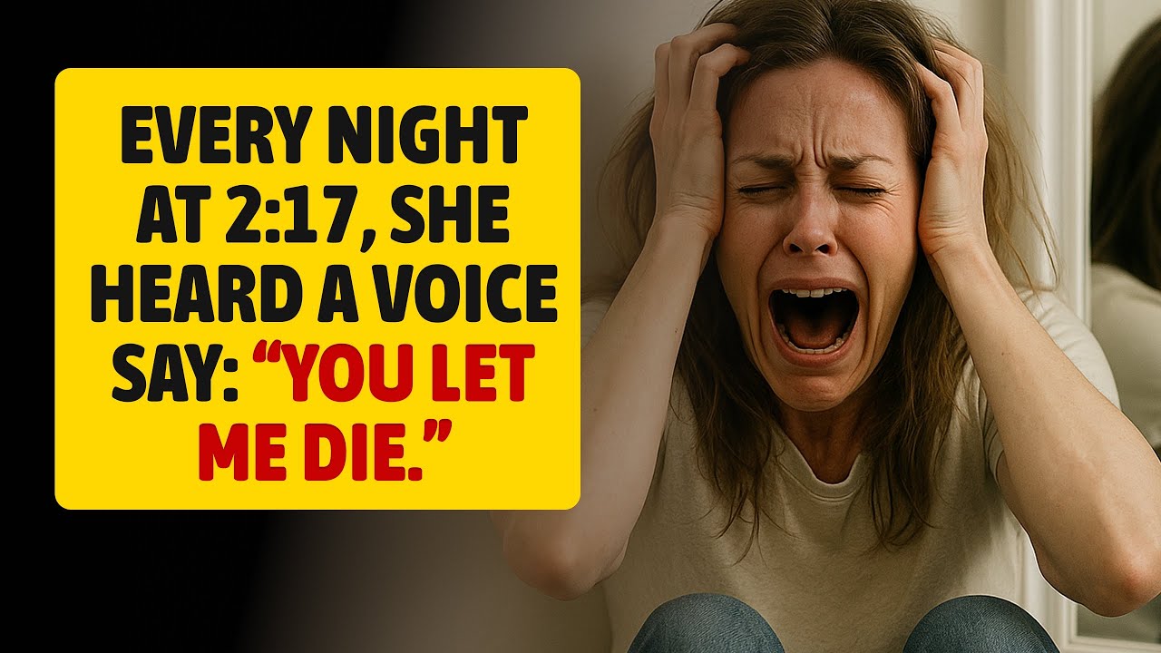 Every Night at 2:17, She Heard a Voice Say: “You Let Me Die.” - YouTube