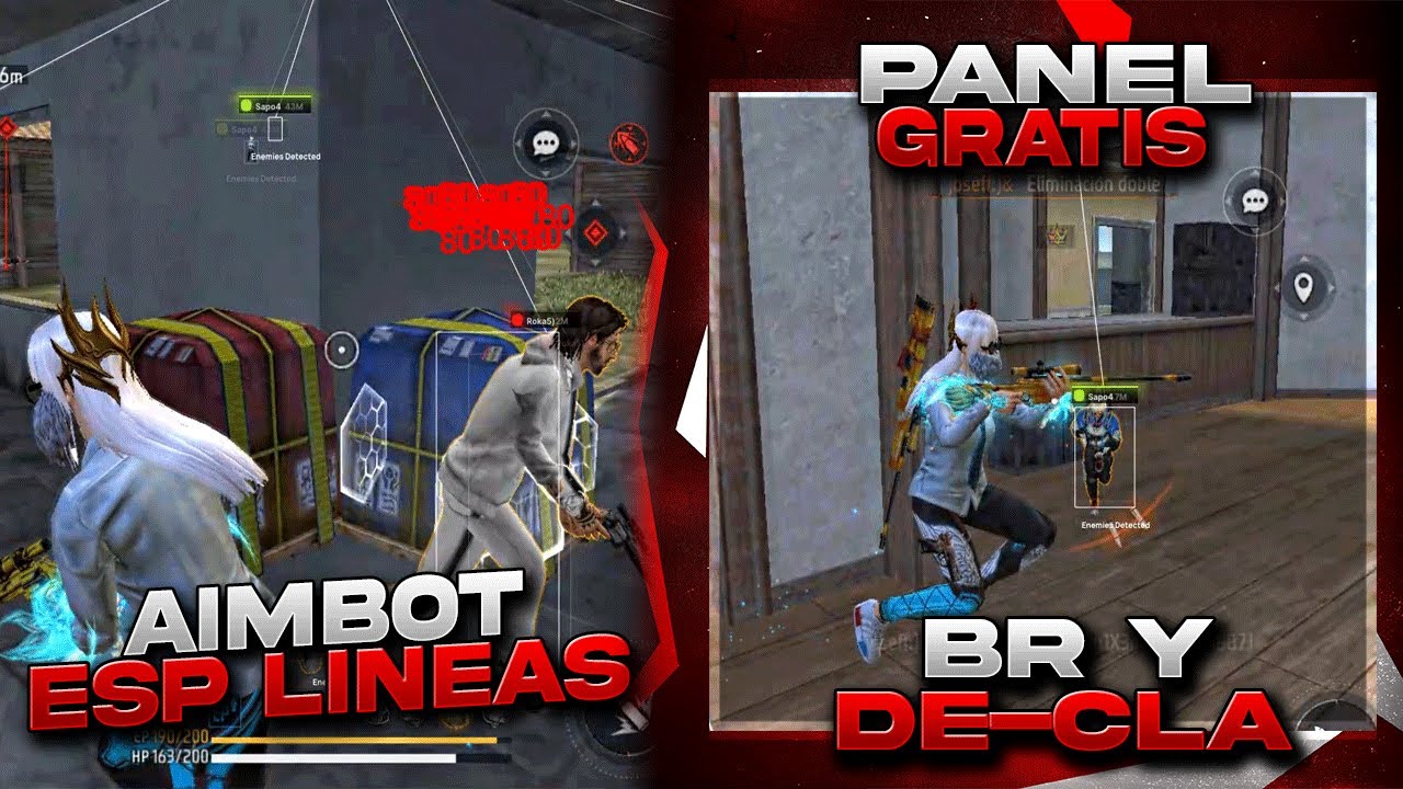 PANEL FREE FIRE GRATIS AIMBOT + ESP LINES + WALLHACK PERMANENTE / 100% ...